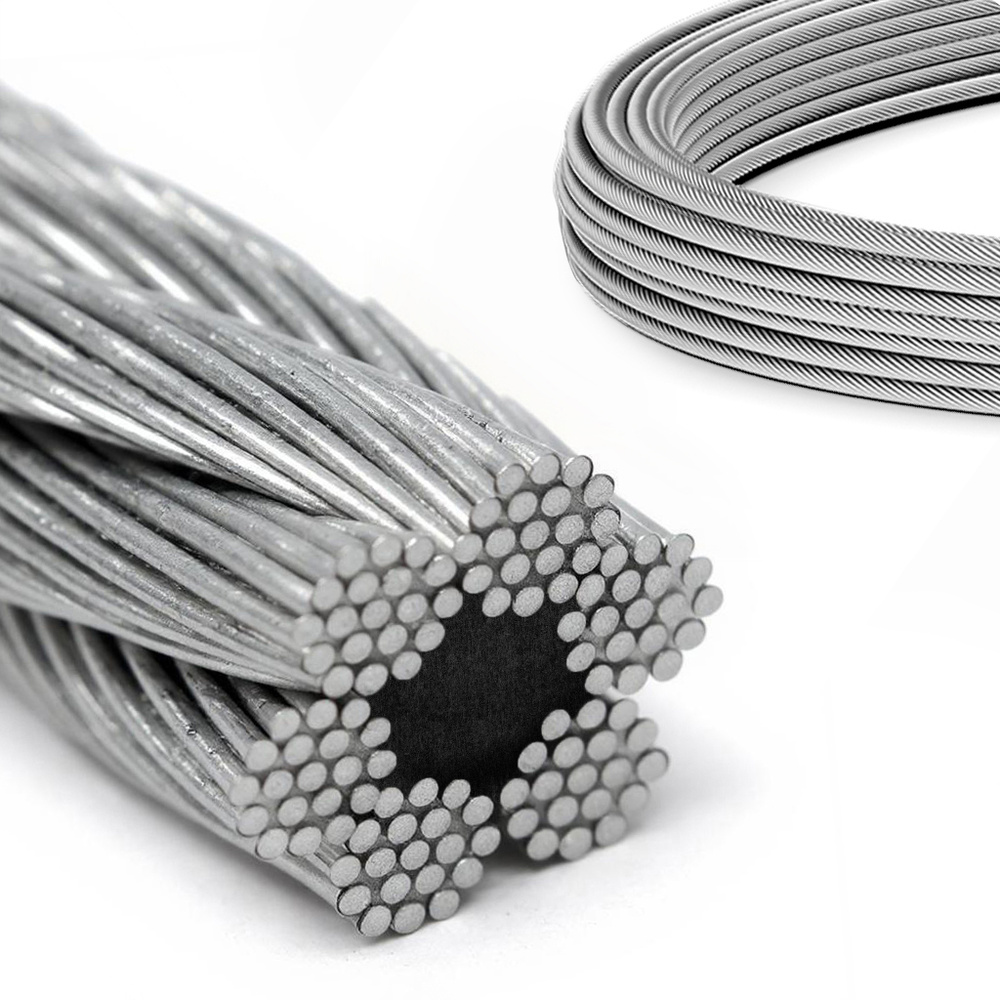 Lina Linka STALOWA Ocynkowana Ocynk 4mm Splot 6x19 - cena, opinie | Sklep internetowy Linynametry.pl