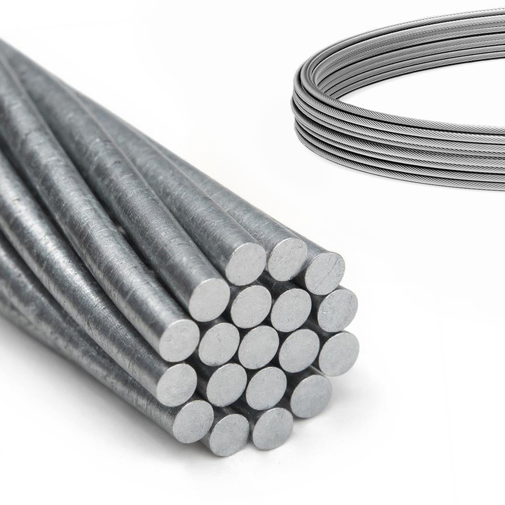 Lina Linka STALOWA Ocynkowana Ocynk 1mm Splot 1x19 - cena, opinie | Sklep internetowy Linynametry.pl