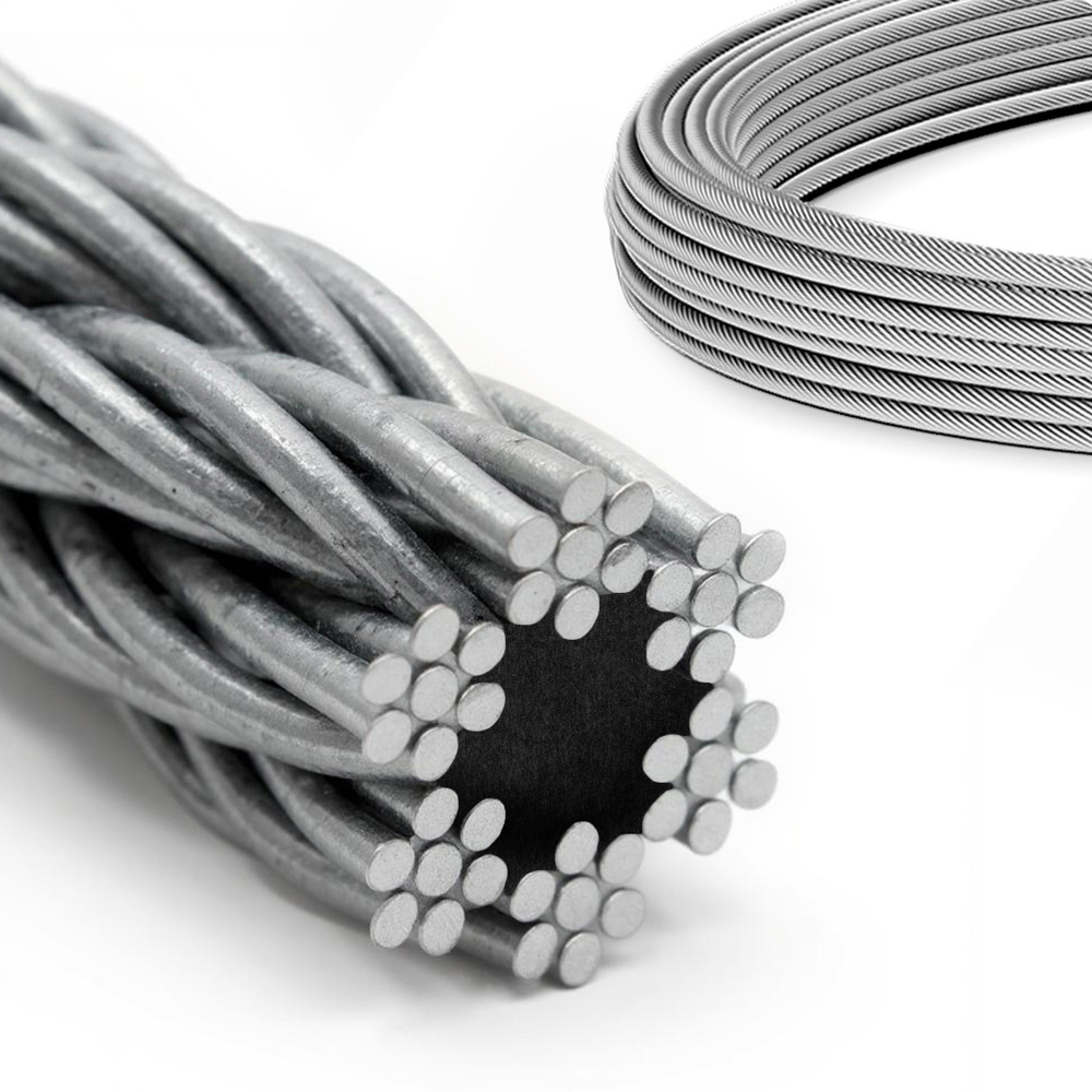 Lina Linka STALOWA Ocynkowana Ocynk 6mm Splot 6x7 - cena, opinie | Sklep internetowy Linynametry.pl